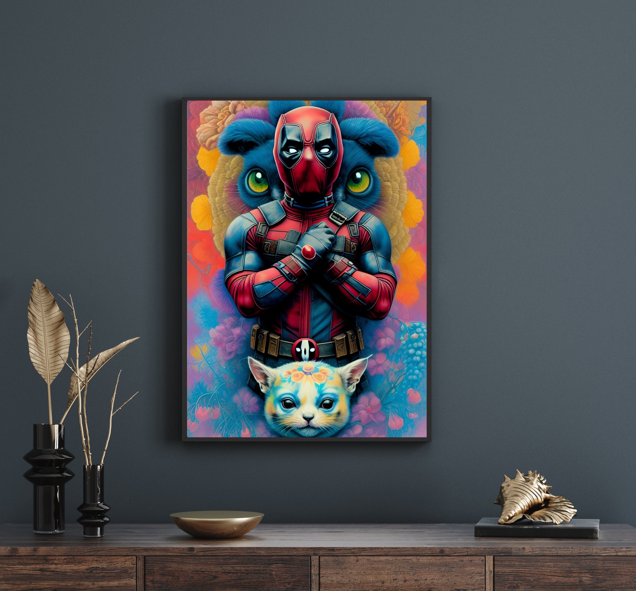 Deadpool Printable Art, Deadpool Poster, Deadpool Print Art, Superhero ...