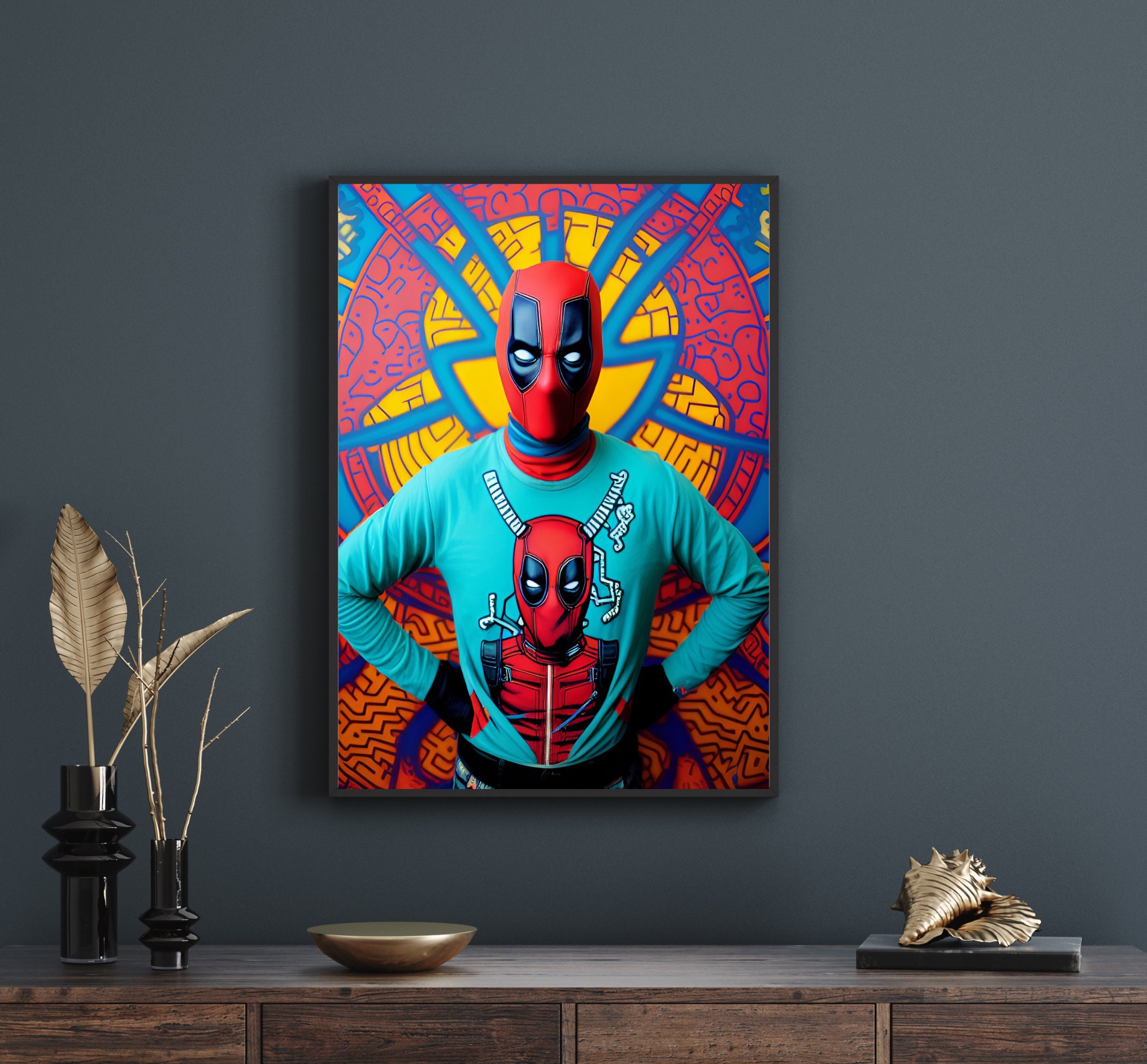 Deadpool Printable Art, Deadpool Poster, Deadpool Print Art, Superhero ...