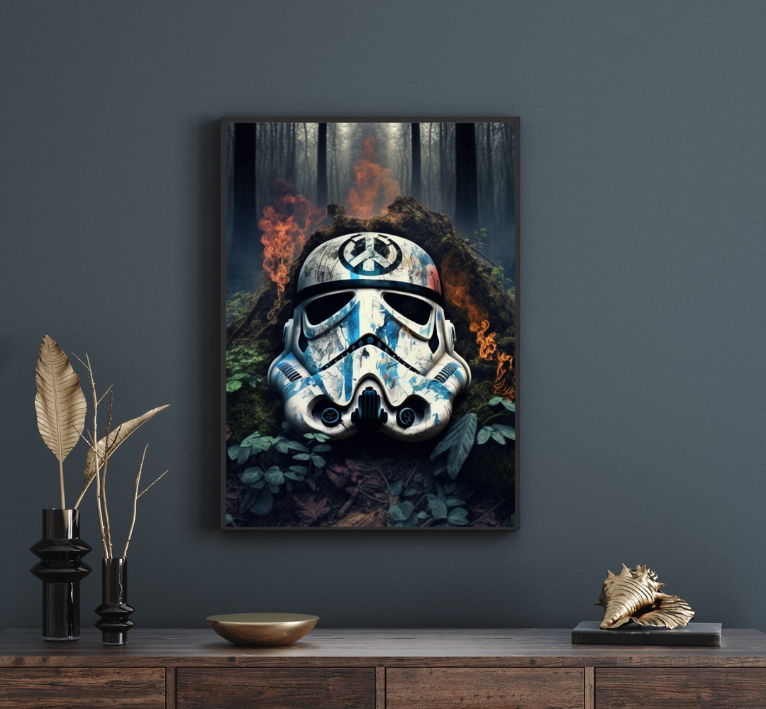Peace and Love Stormtrooper Star Wars Print Digital Art - Etsy