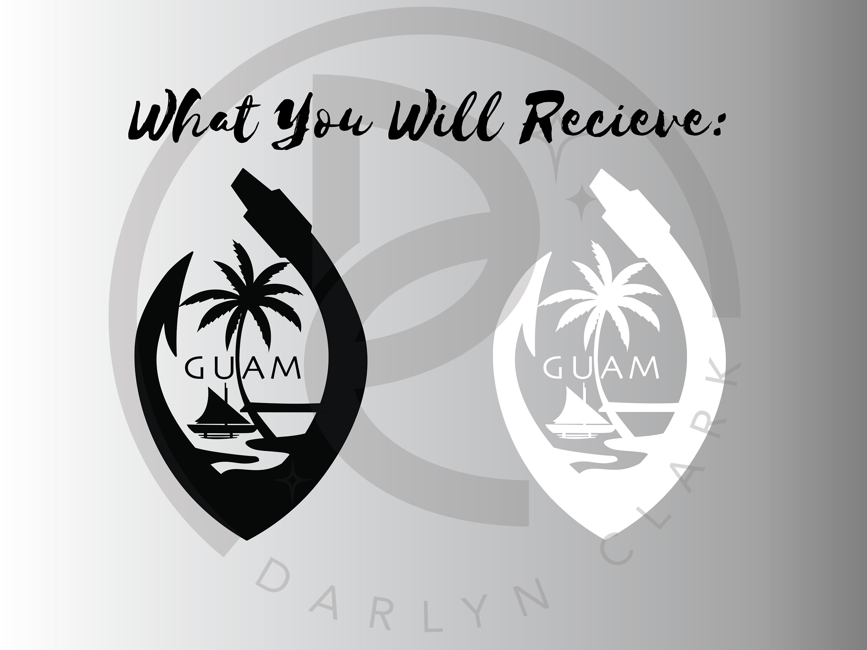 Guam Seal, Fish Hook Seal, Guam Fish Hook, Guahan, Digital Download ...