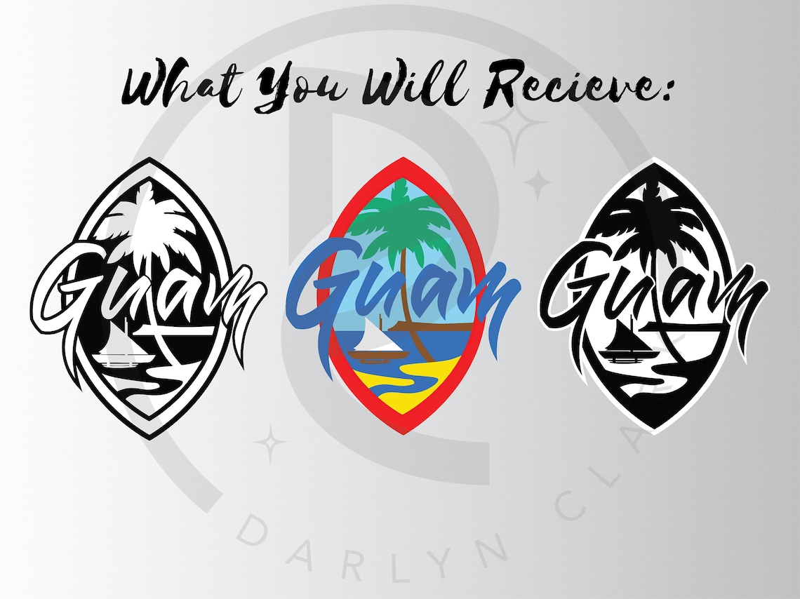 Guam Seal SVG, Guam Seal JPG, Guam Seal PNG, Digital Guam Seal, Guahan ...