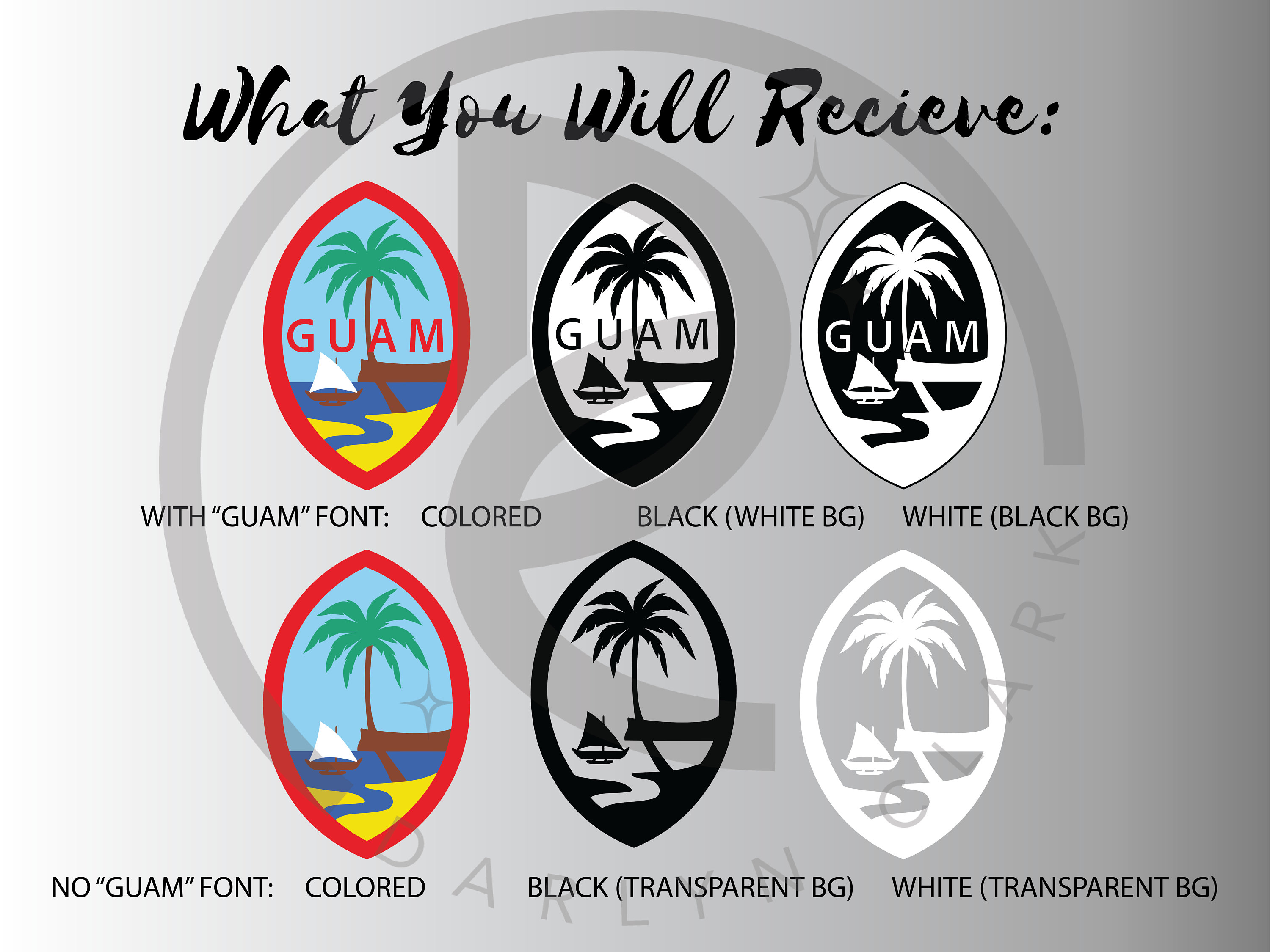 Guam Seal Logo, Guam Seal SVG, Guam Seal PNG, Guam Seal Black and White ...