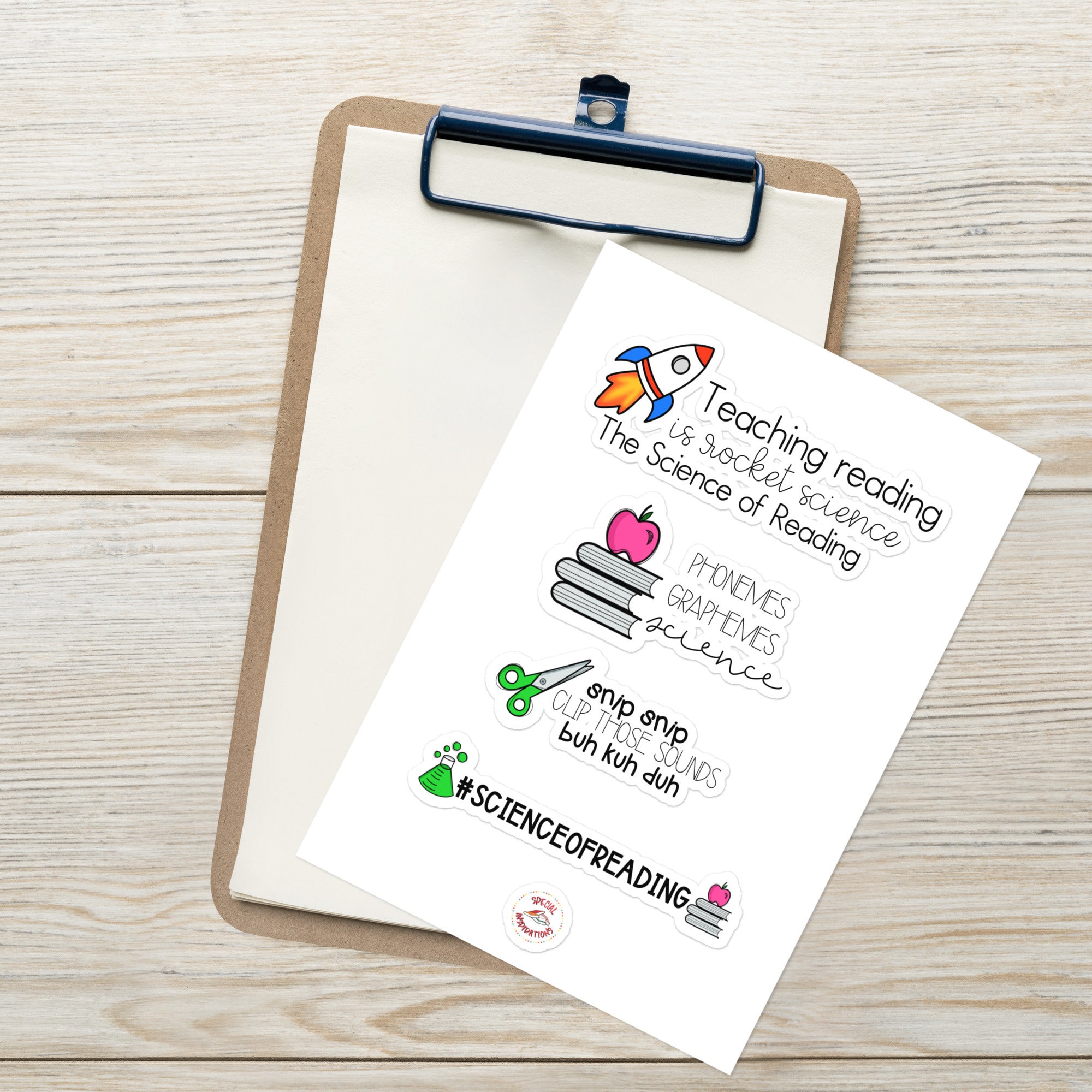 Science of Reading Orton-gillingham Teacher Sticker Sheet - Etsy