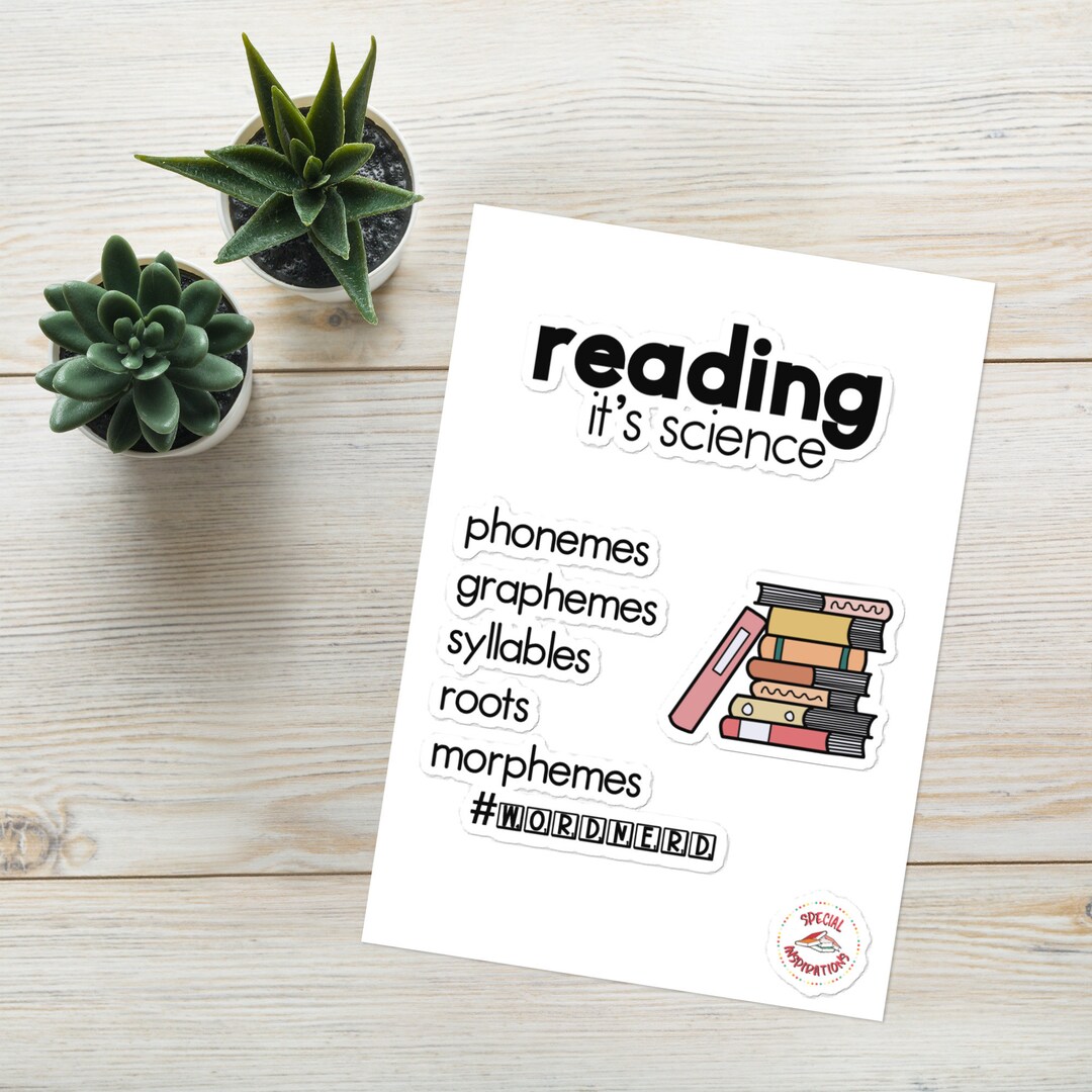 Science of Reading Teacher Sticker Sheet - Etsy