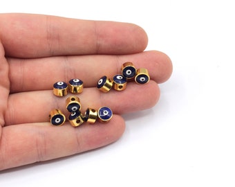 6mm Gold Plated Mini Square Beads Gold Square Beads Bracelet - Etsy