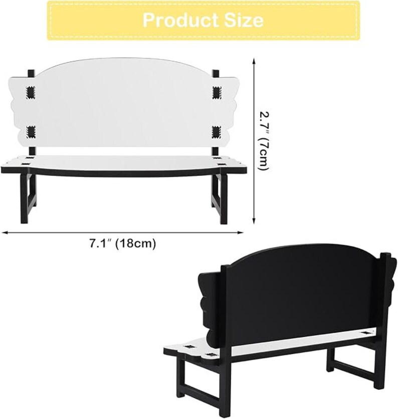 Personalized Sublimation Memorial Bench for Sister Small Palm Size ...