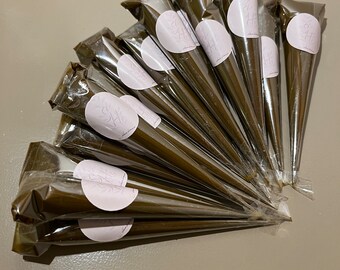 Instant Henna Tattoo Sticker Waterproof Red Fake Mehendi Sticker ...