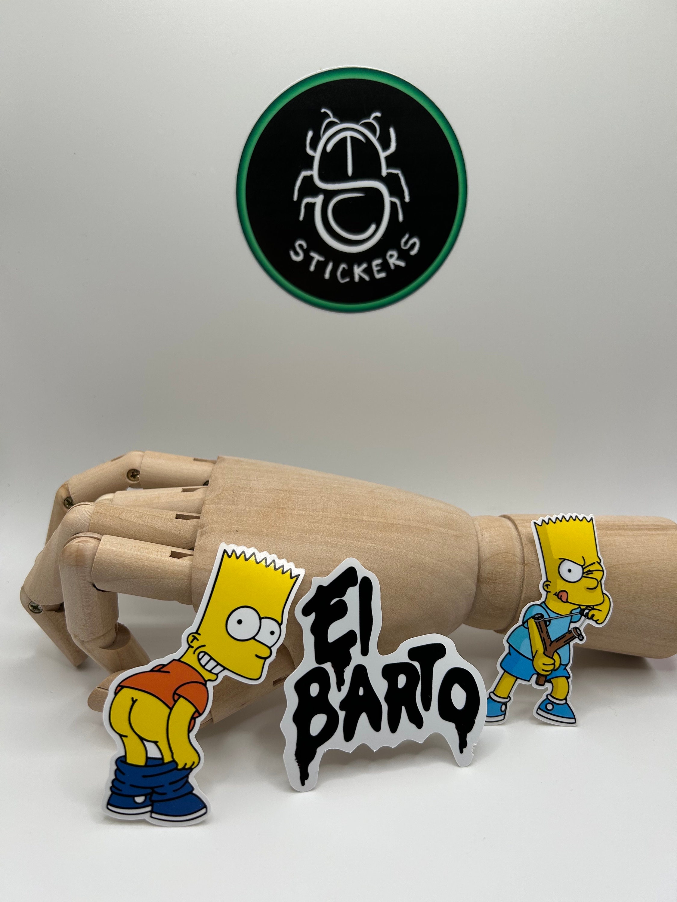 Bart Simpson Sticker Pack 3 Stickers - Etsy