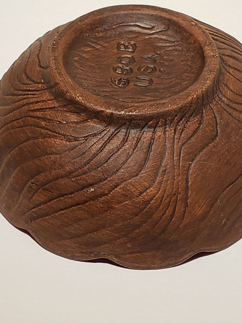 Treasure Craft Hawaiian Ceramic red Hibiscus Bowl Vintage USA Pottery ...