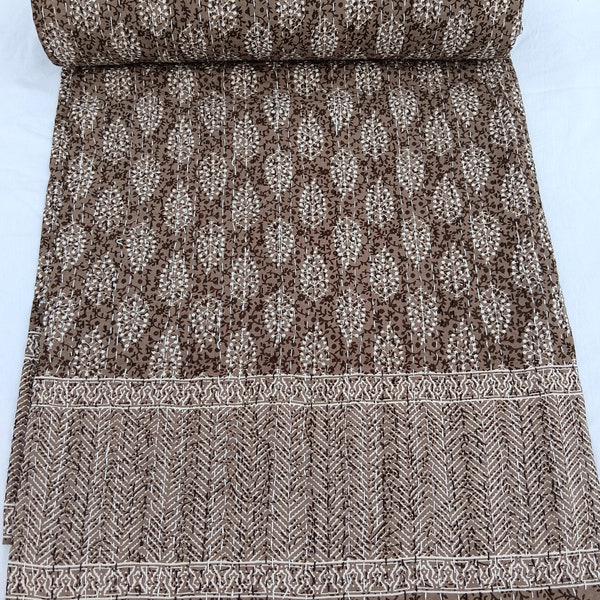 Brown Quilt - Etsy