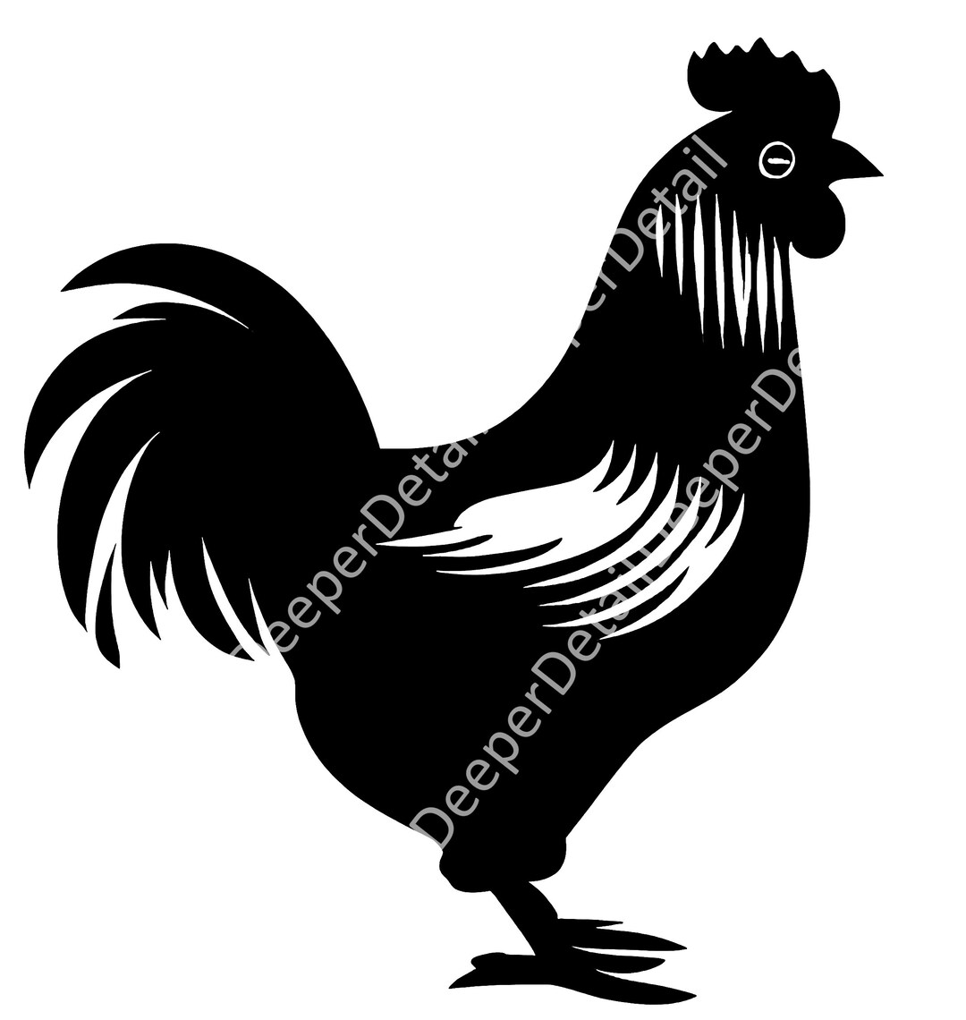 Simple Chicken SVG - Etsy