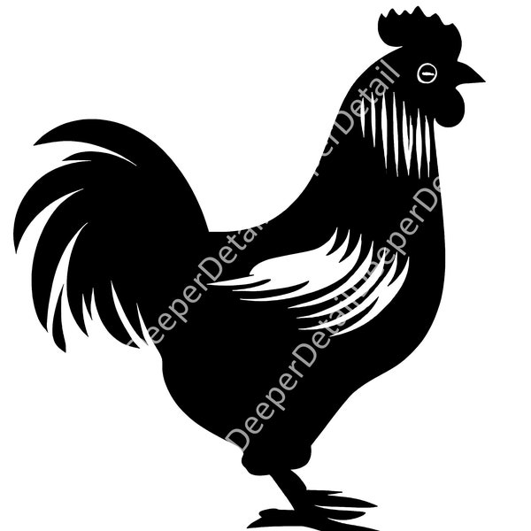 Simple Chicken Svg - Etsy
