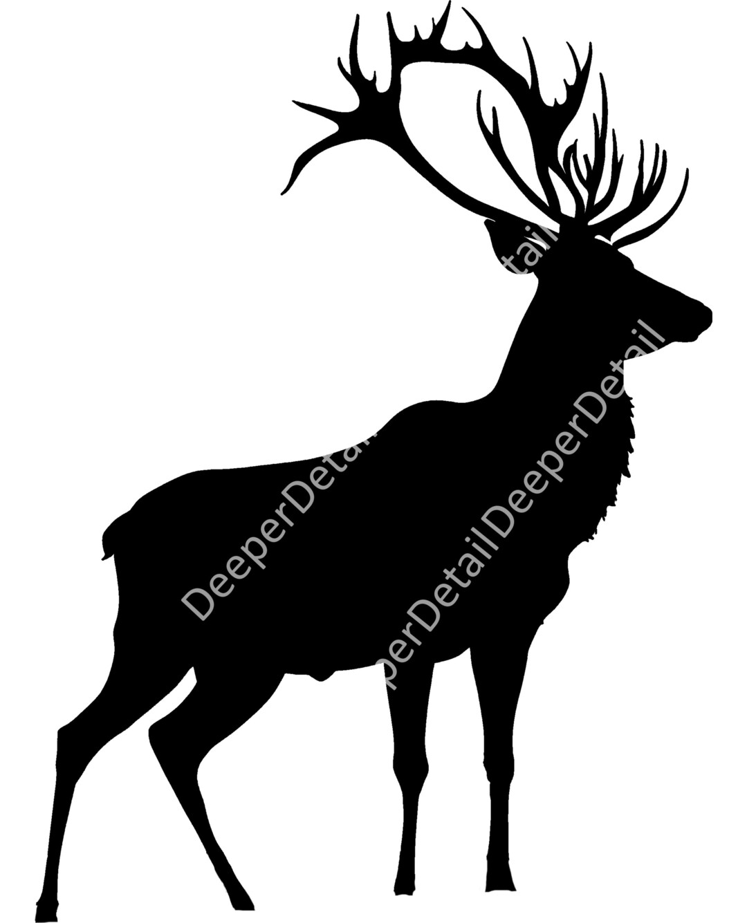 Detailed Buck SVG - Etsy