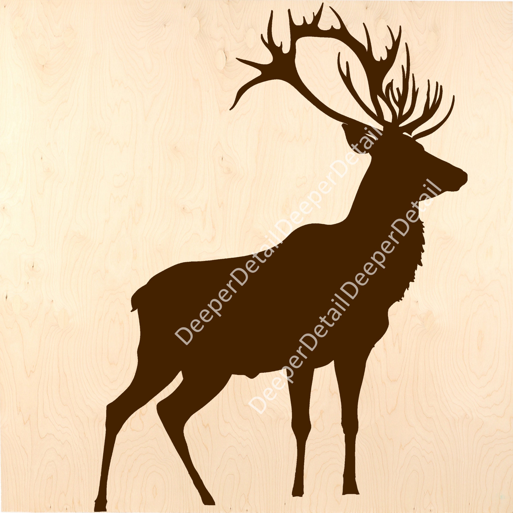 Detailed Buck SVG - Etsy