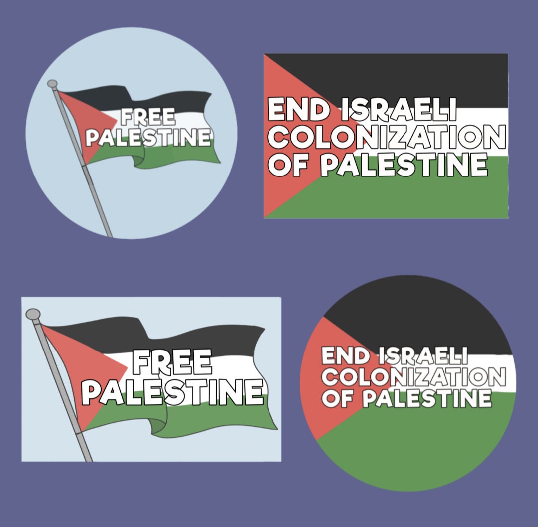 Free Palestine Button/ Sticker/ Magnet - Etsy