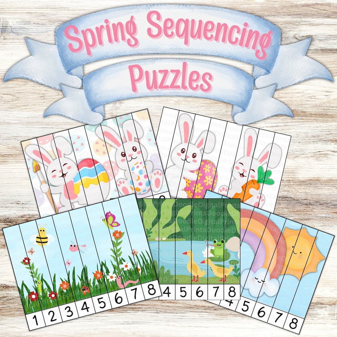 Montessori Printable Puzzles, Montessori Toys, Digital Download - Etsy