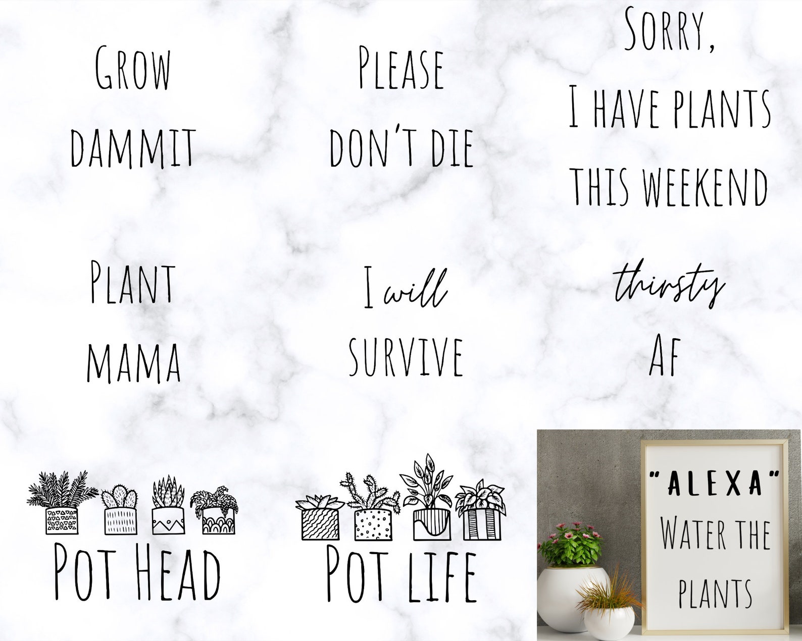 Plant SVG Bundle, Plant Lover SVG, Plants SVG, Svg Digital Download ...