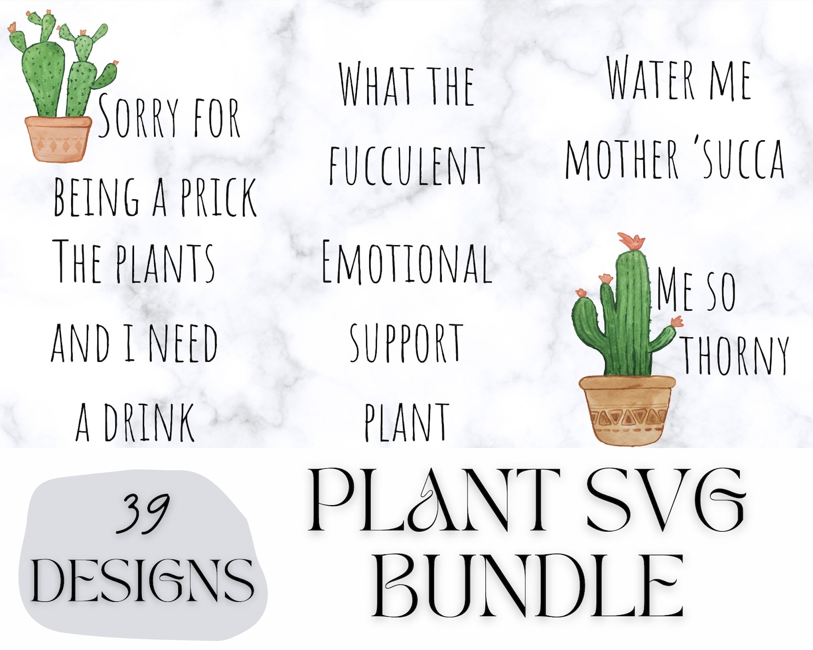 Plant SVG Bundle, Plant Lover SVG, Plants SVG, Svg Digital Download ...