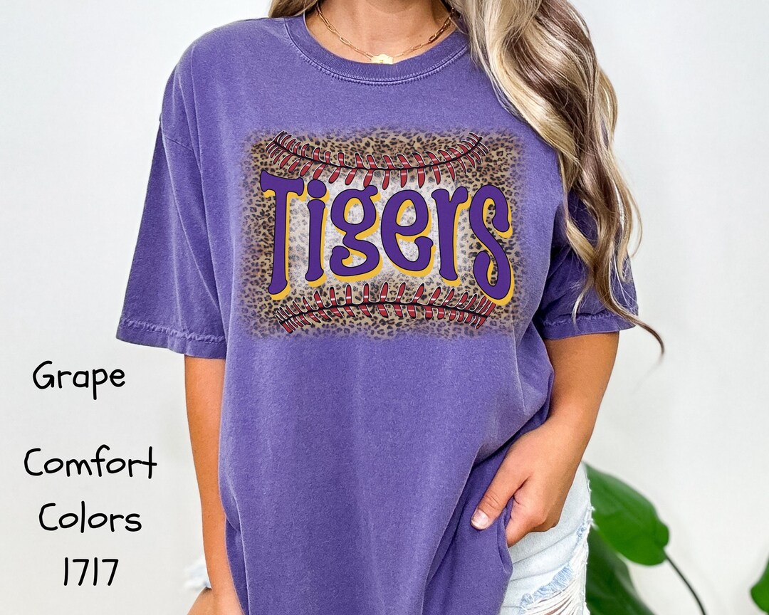 Custom Leopard Baseball Shirt, Favorite Team Tee, School Spirit Shirt ...