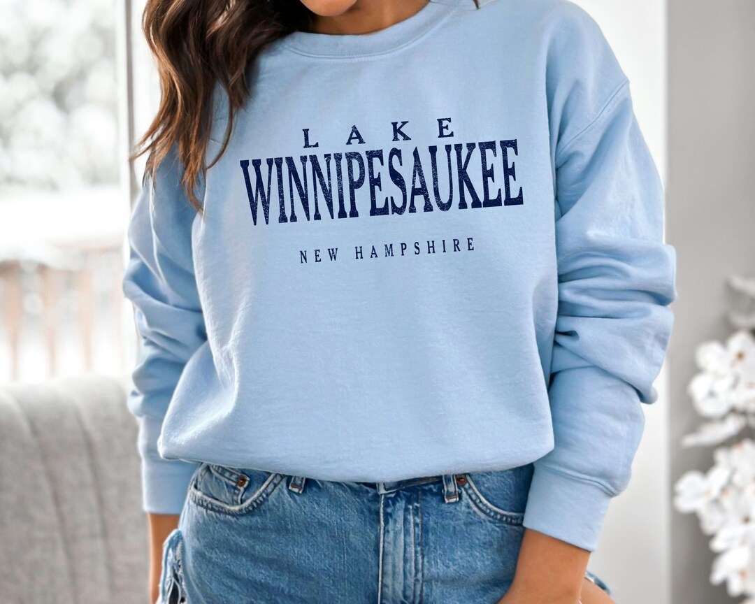 Lake Winnipesaukee Sweatshirt New Hampshire Crewneck Lake - Etsy