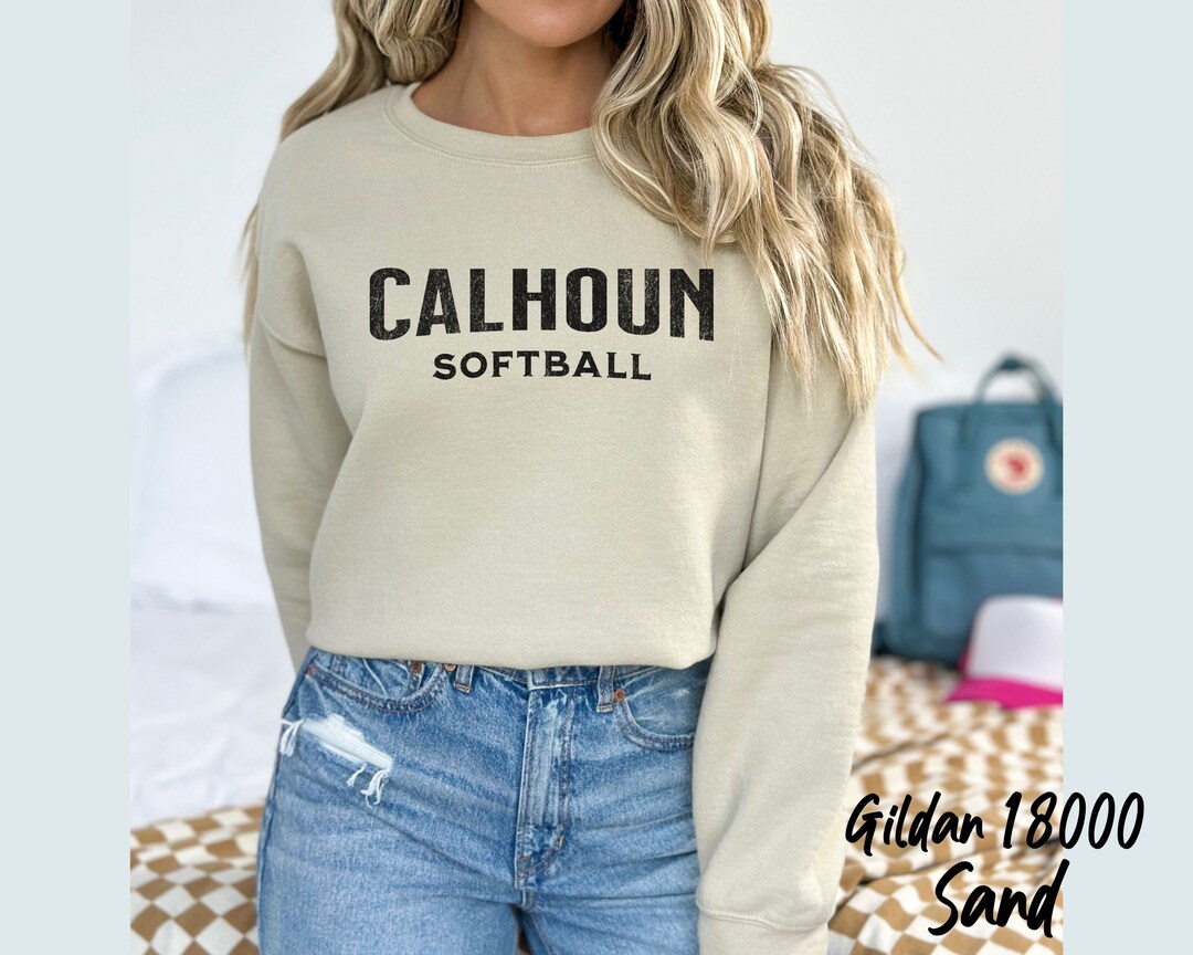 Custom Calhoun Softball Sweatshirt, Calhoun Crewneck - Etsy