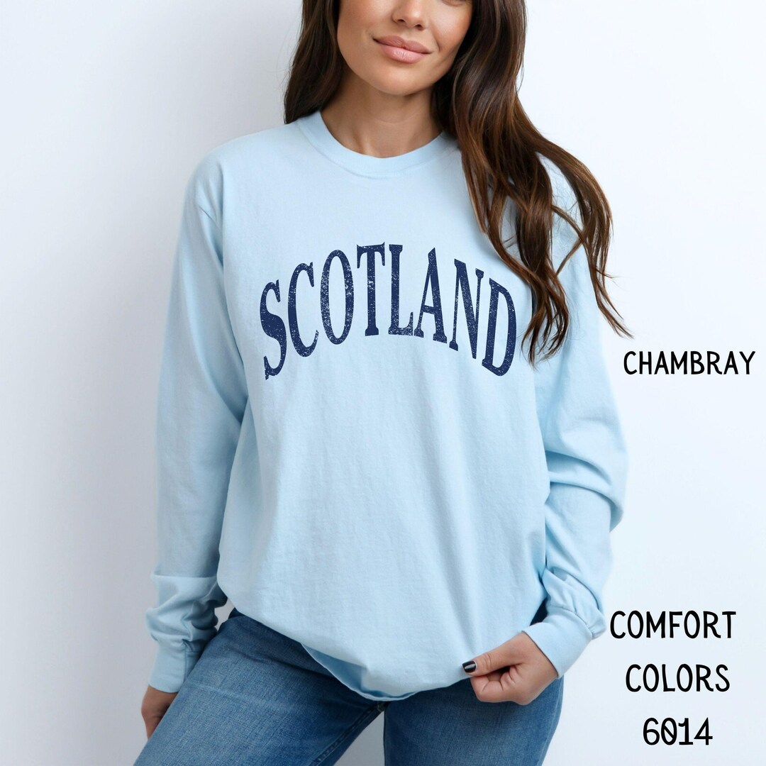 Scotland Sweatshirt, Scottish Souvenir, Bachelorette Pullover - Etsy
