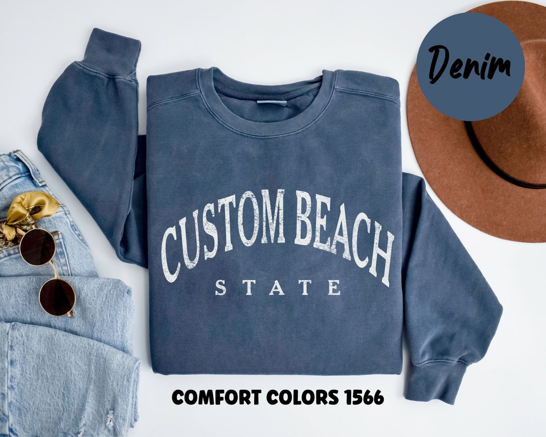 Custom Beach Comfort Colors Shirt, Day Trip Shirt, Vacation Shirt ...