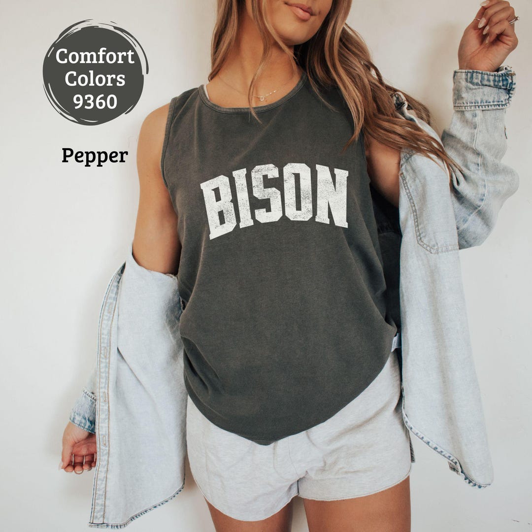 Custom School Spirit Tank Top, Comfort Colors Spirit Wear, Game Day Tank, Gameday Apparel, Cheer ...