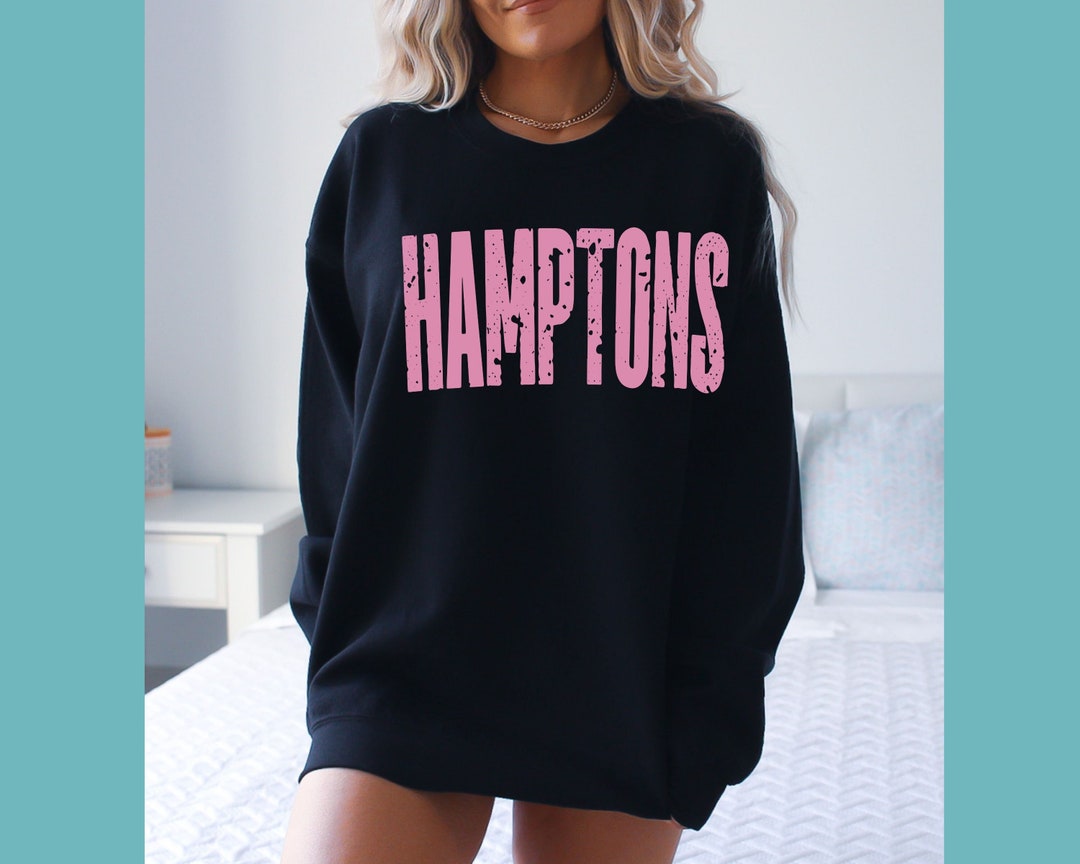 Hamptons NY Sweatshirt, Distressed Beach Trip Pullover, Ocean Crewneck ...