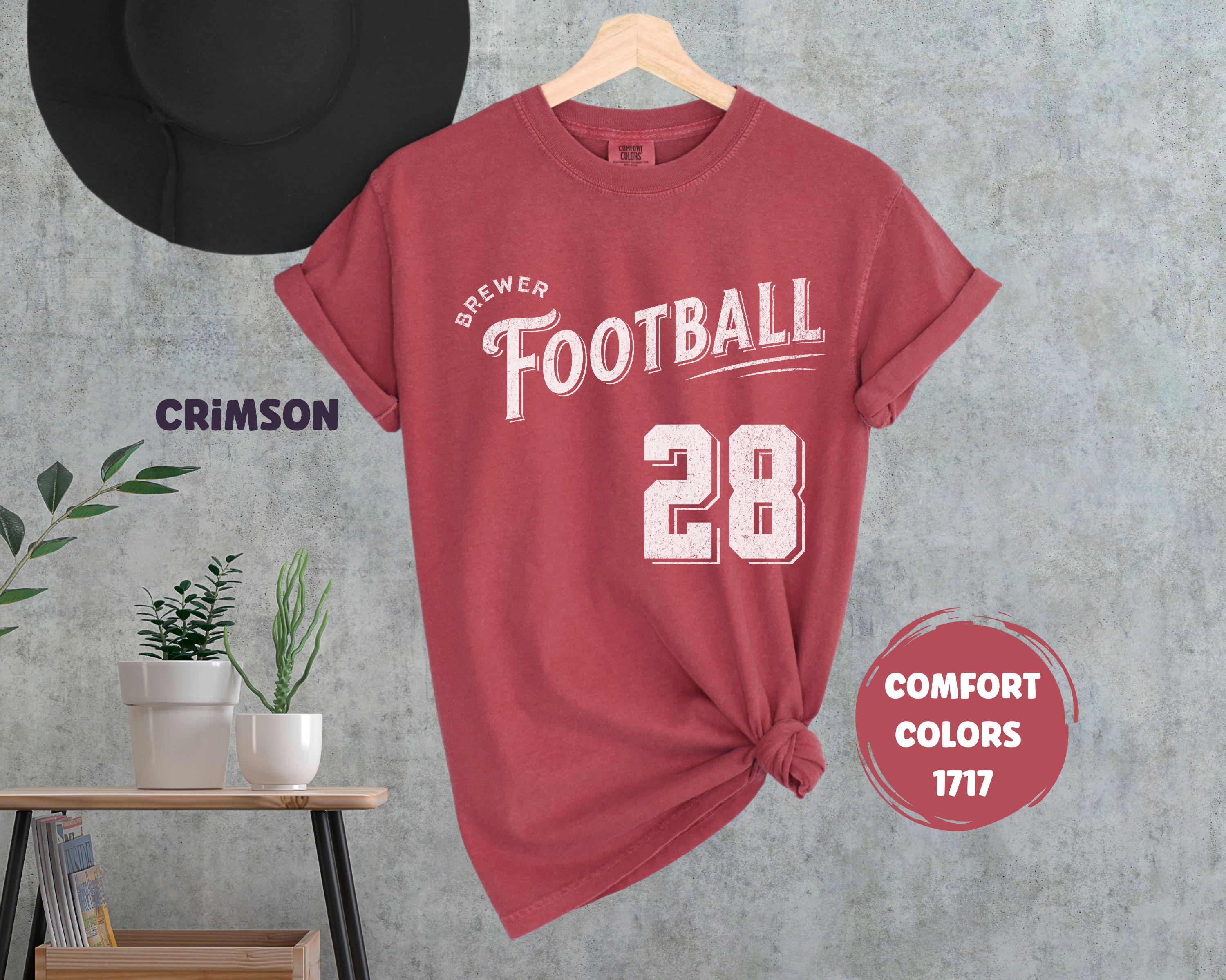 Custom Football Team Spirit Comfort Colors Tee, Game Day Shirt - Etsy