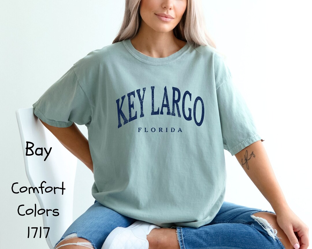 Key Largo FLA Comfort Colors Sweatshirt, Key Largo Day Trip Shirt ...