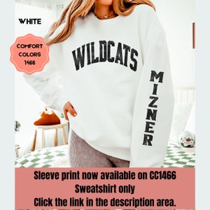 Custom Football Mascot Shirt, Comfort Colors Distressed Team Spirit Tee ...