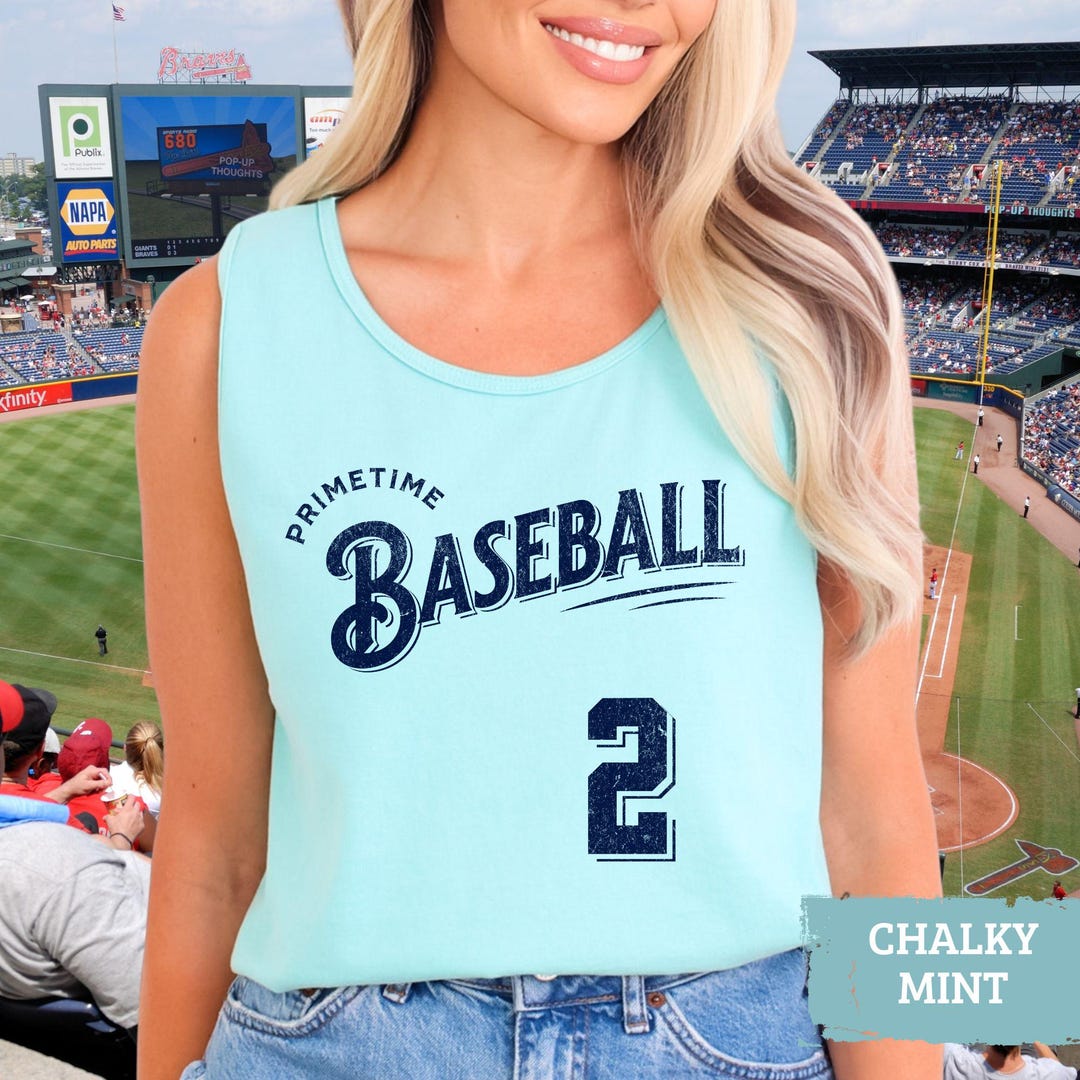 Custom Comfort Colors Baseball Tank Top, Baseball Team Spirit Wear ...