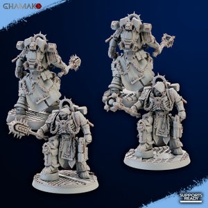 Futuristic Grim Reaper Soldier With Melee Weapons - Etsy