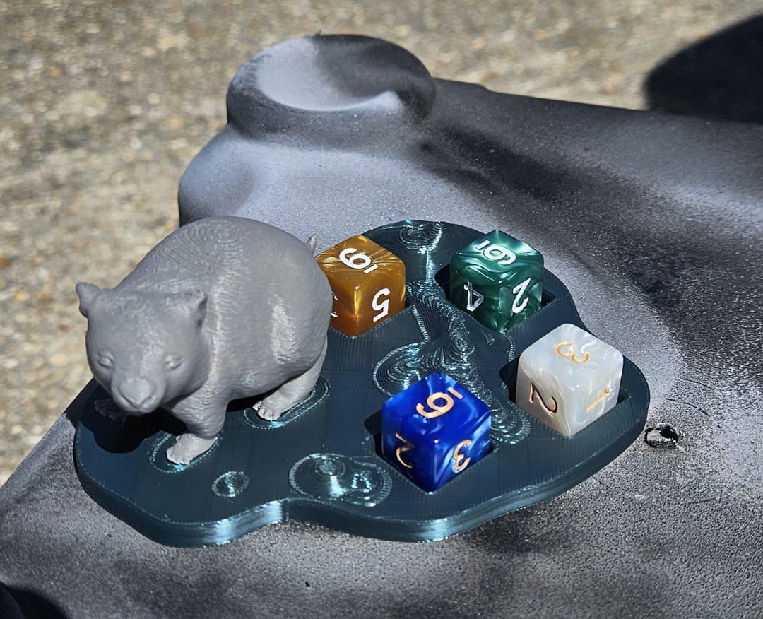 Wombat and Cube Poo Dice Holder (over 20 Color Variations!) - Etsy