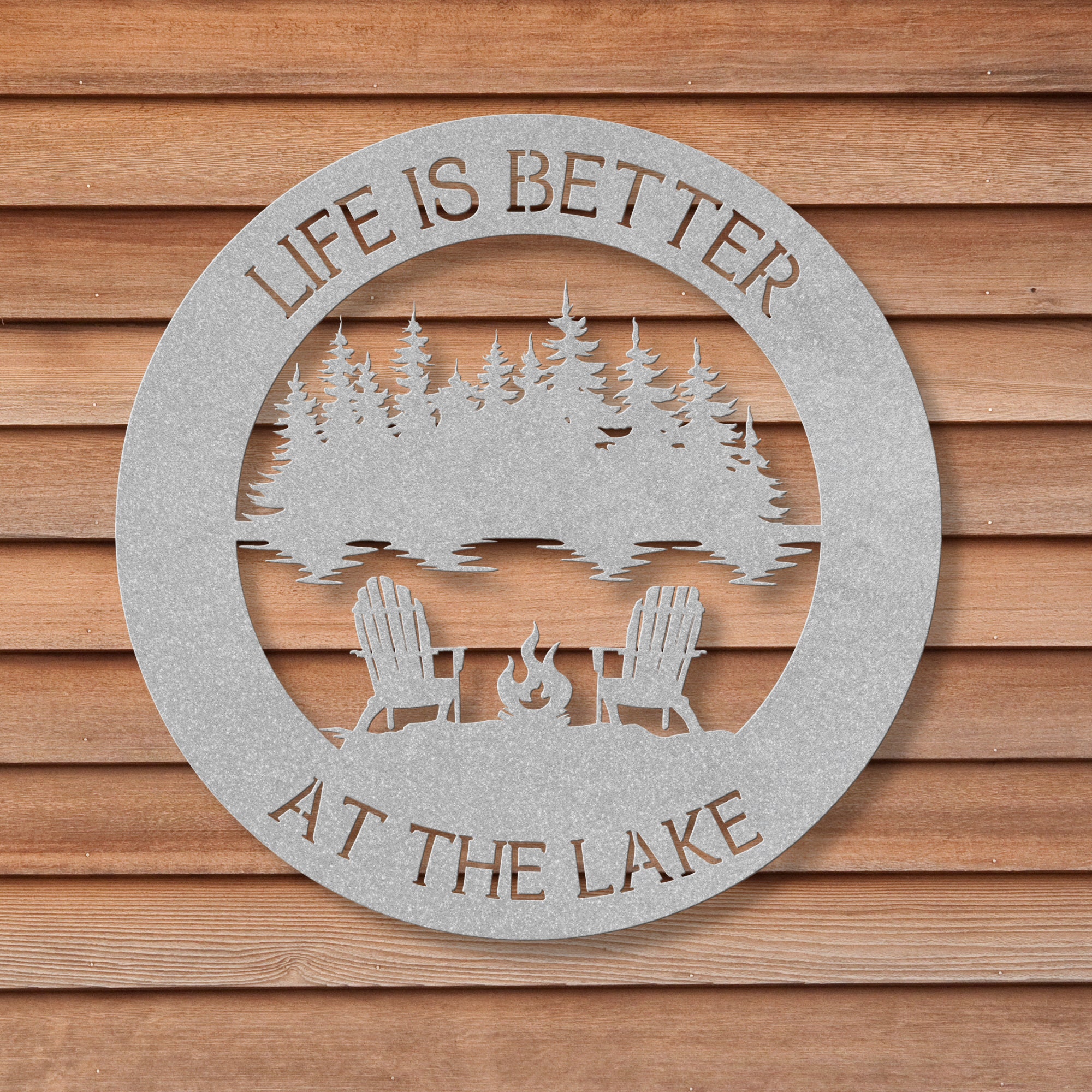 Lake House Metal Sign Welcome to the Lake Sign Metal Lake - Etsy