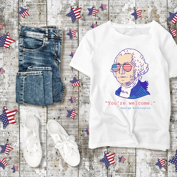 Funny George Washington Shirt - Etsy
