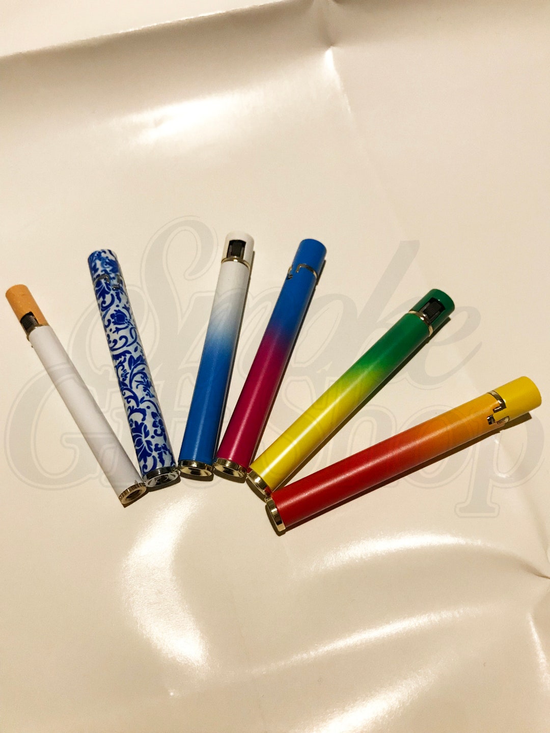 Cigarette Shaped/stylish Slim Metal Refillable Lighter 6 Different ...