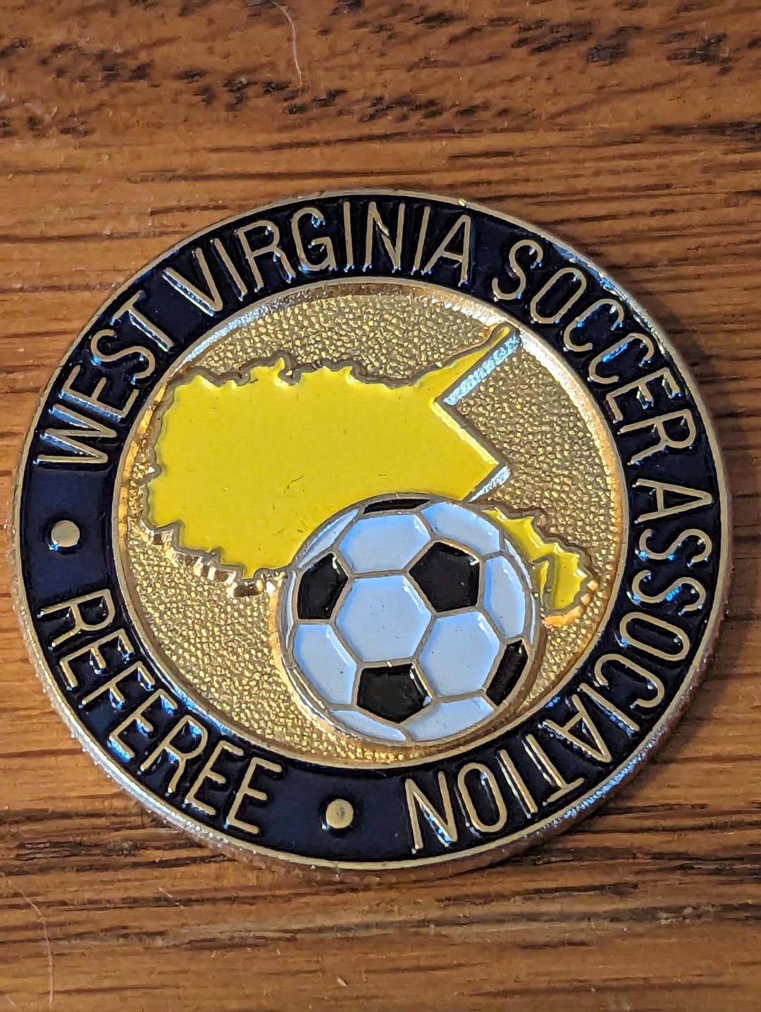 Authentic West Virginia Soccer Association Official Referee Coin for ...