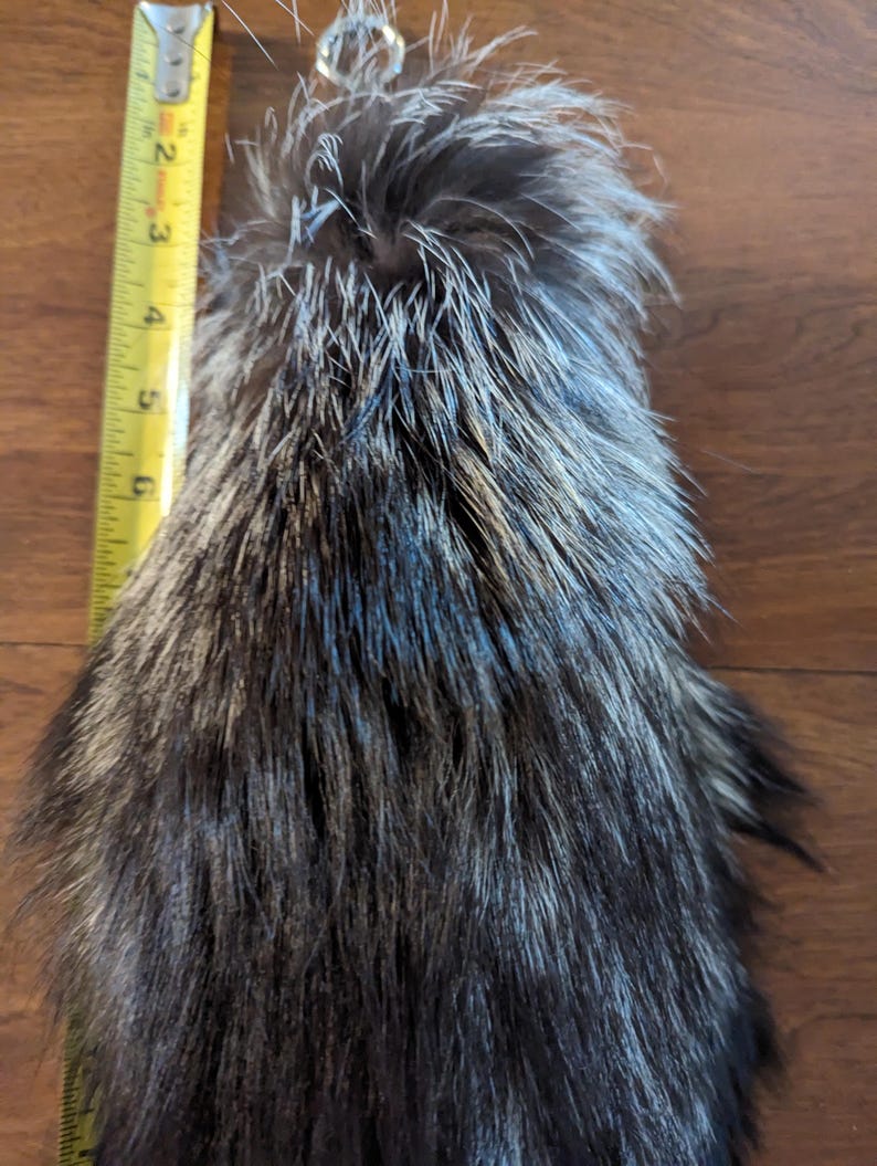 Furry Costume Cosplay Ranch Raised Fox Tail With Key Ring Attachment ...