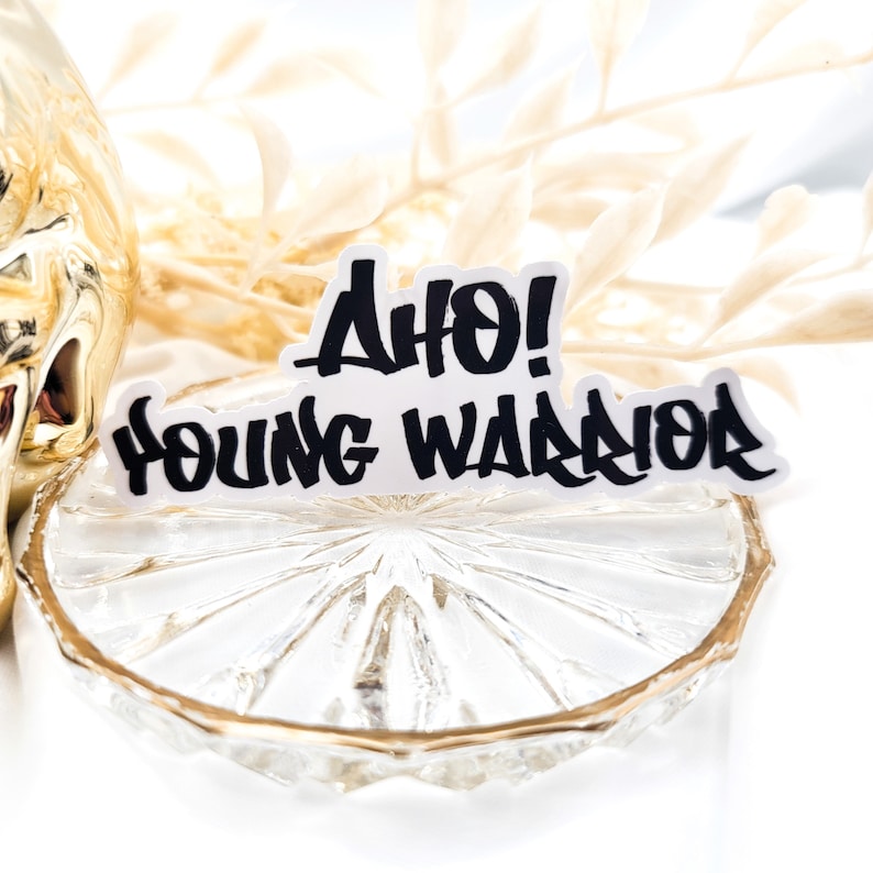 Aho Young Warrior/reservation Dogs Vinyl Sticker/waterproof - Etsy