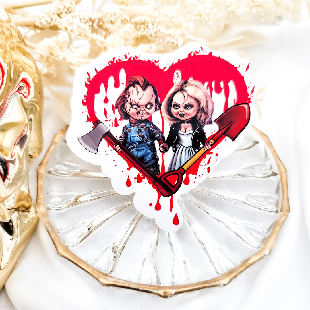 Chucky & Tiff Waterproof Vinyl Sticker - Etsy