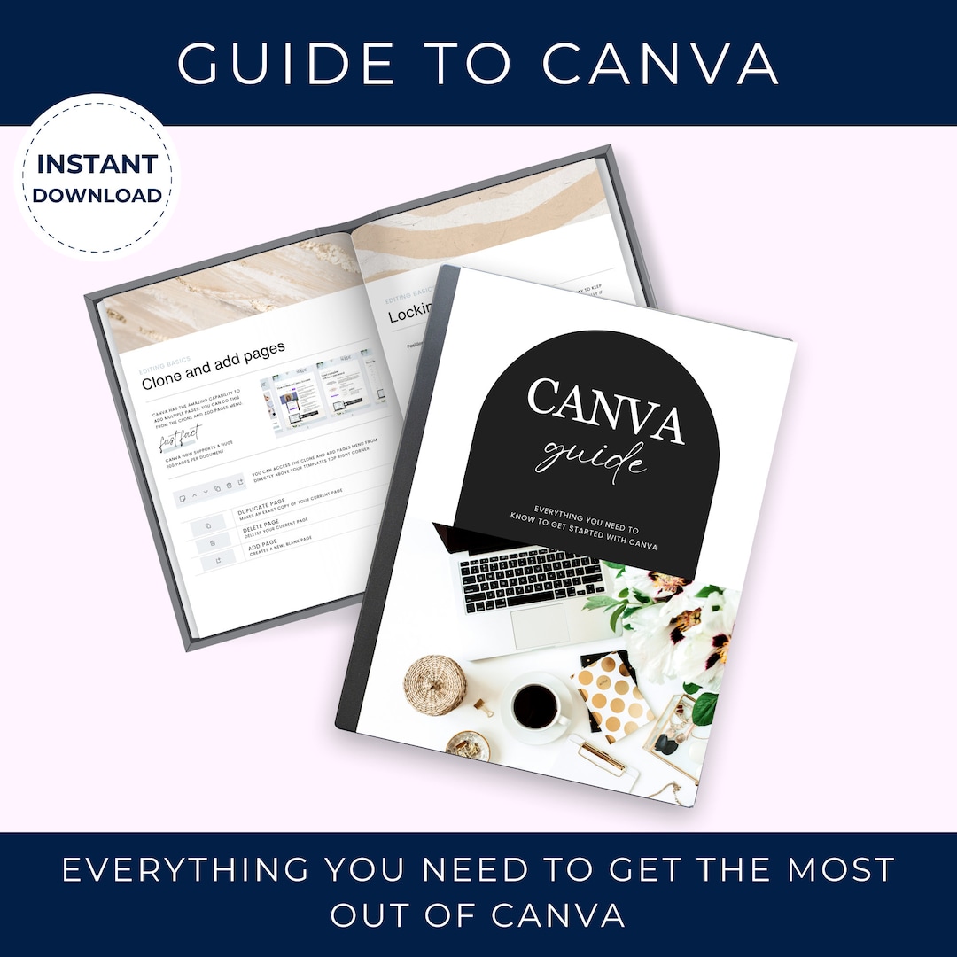Canva User Guide | Installation Manual Template | Getting Started With ...