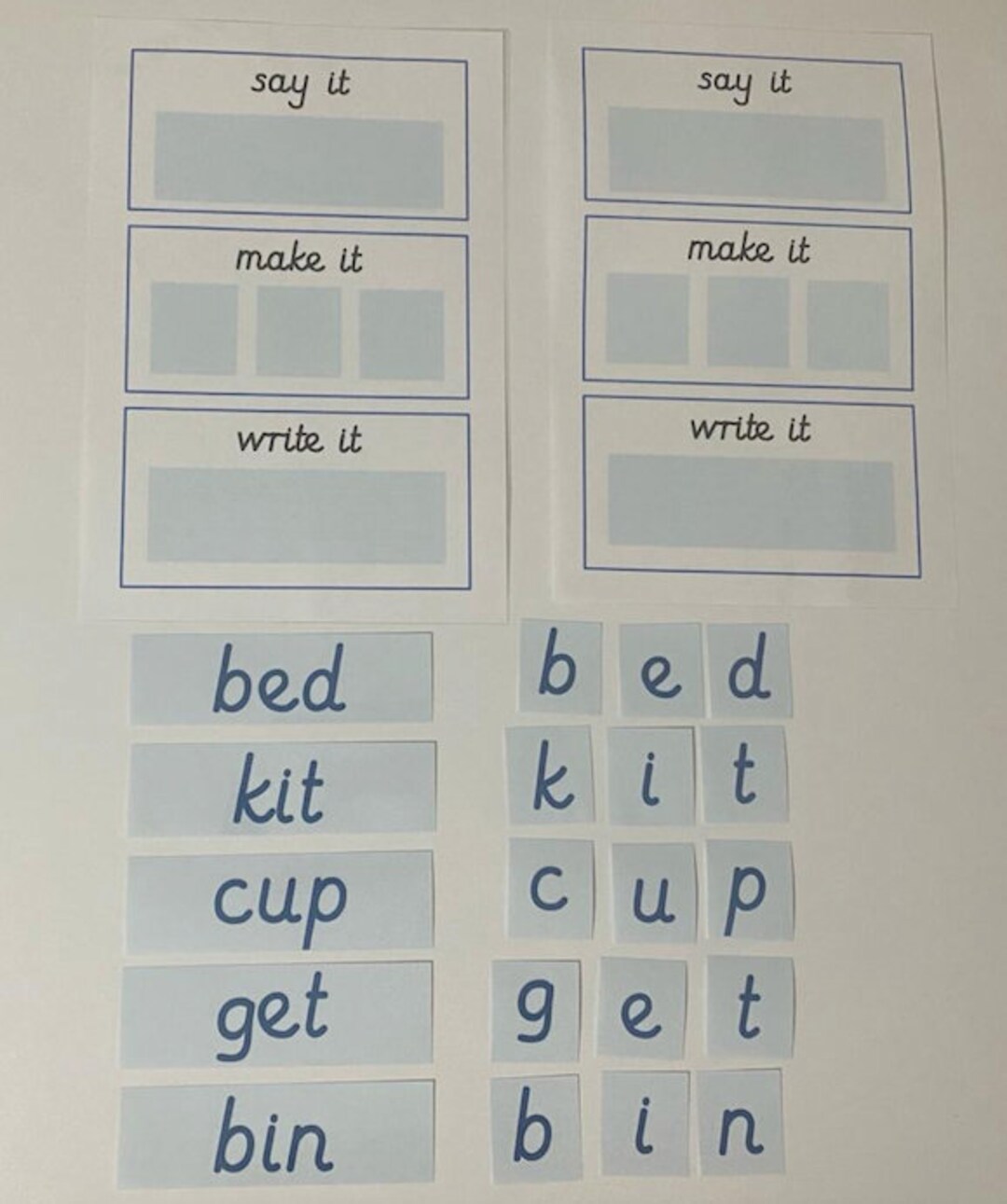 RWI Set 1.3 Phonics Segmenting and Blending Activity - Etsy