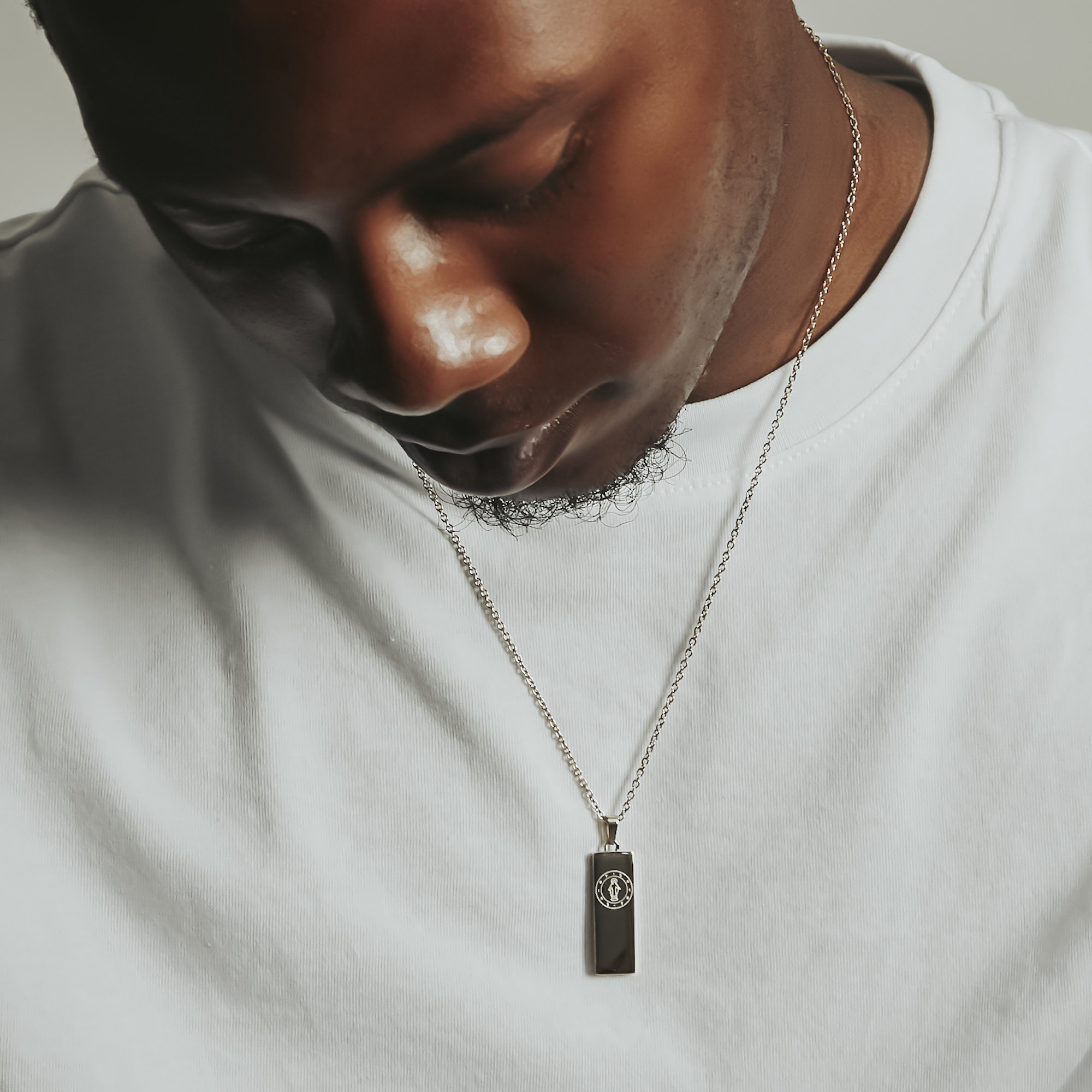 18K Gold Ingot Necklace Mens Necklace by SAINT XII - Etsy