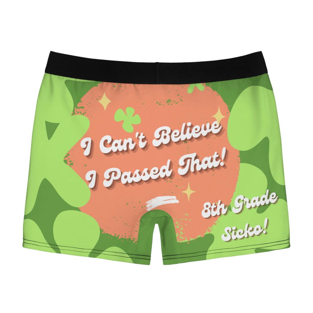 8th Grade Graduation Men's Boxer Briefs (AOP) - Etsy