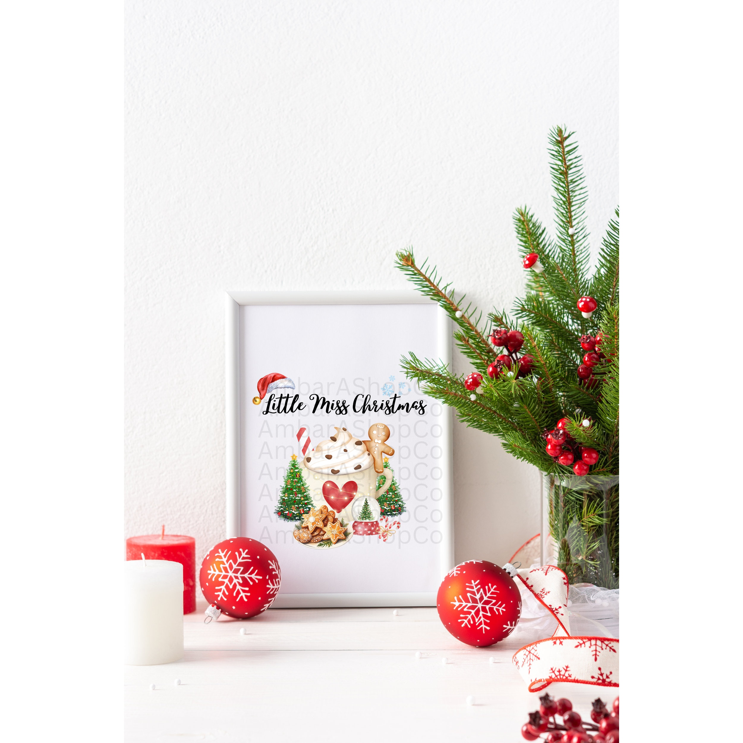 Little Miss Christmas Png Little Miss Gift Little Miss Shirt Little ...