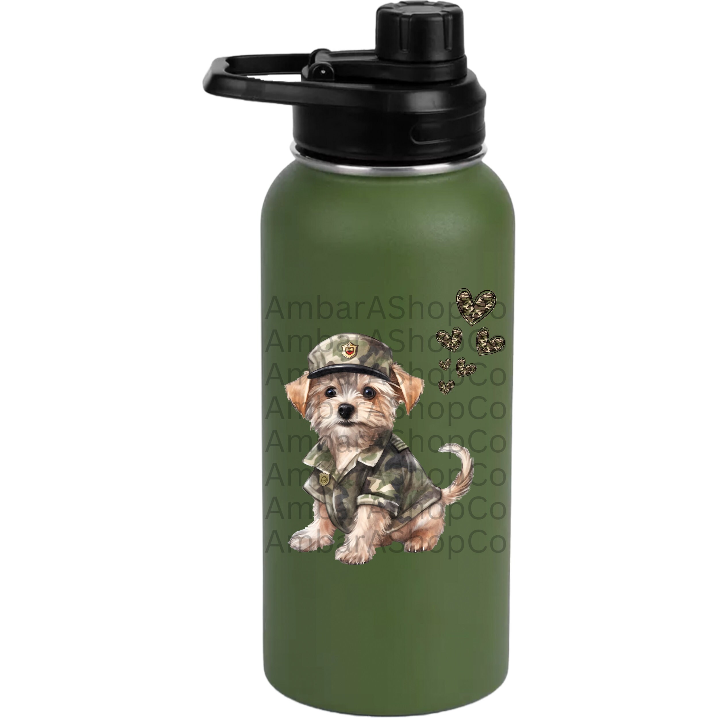 Yorkie PNG Dog PNG Sublimation Design Army Dog Digital Download Png ...