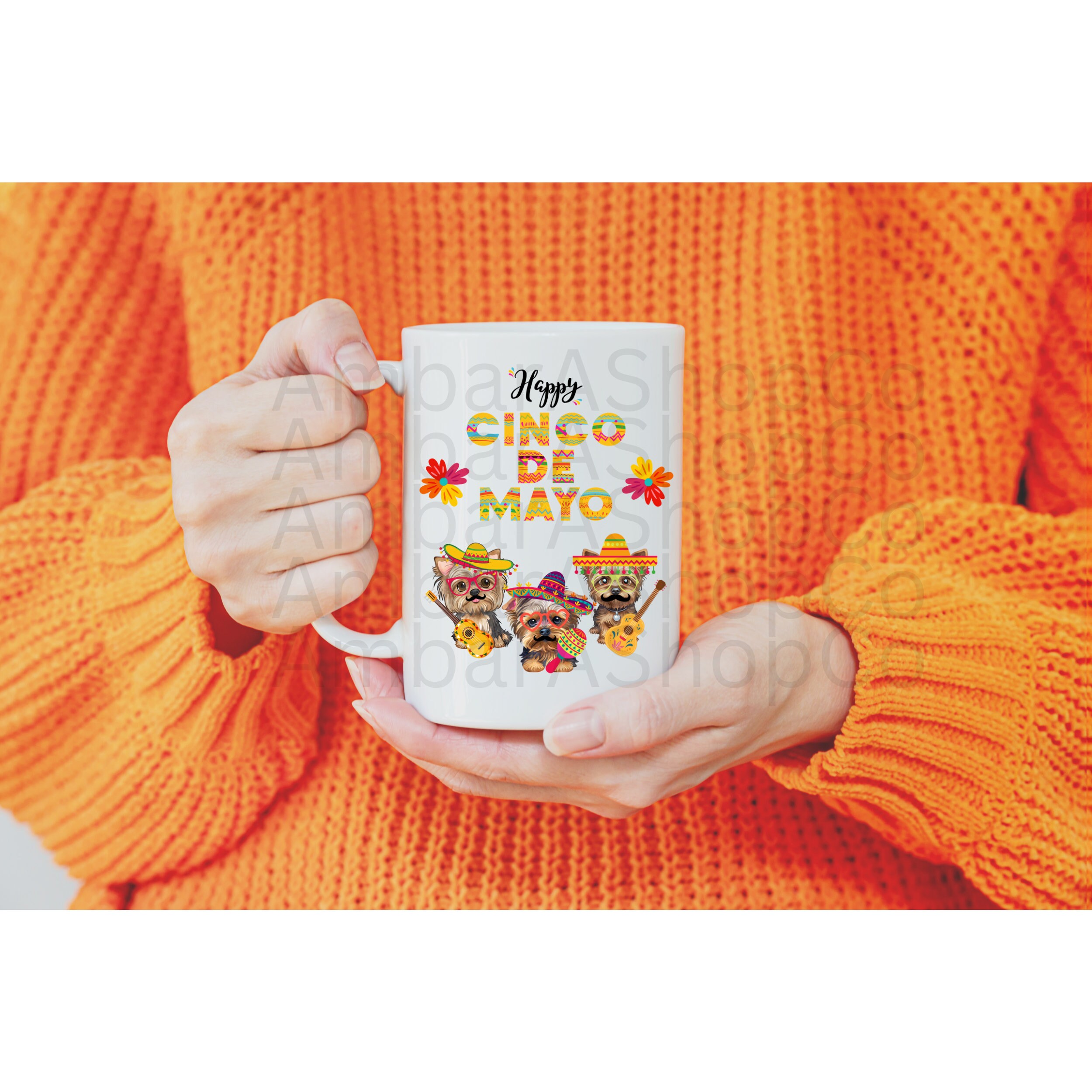 Cinco De Mayo Png Fiesta Png Yorkie Png Digital Download Yorkshire ...