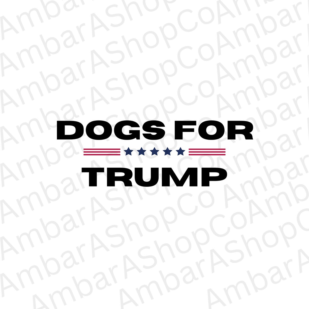 Dogs for Trump PNG Dogs for Trump Bandana Trump Shirt Trump Hat Trump ...